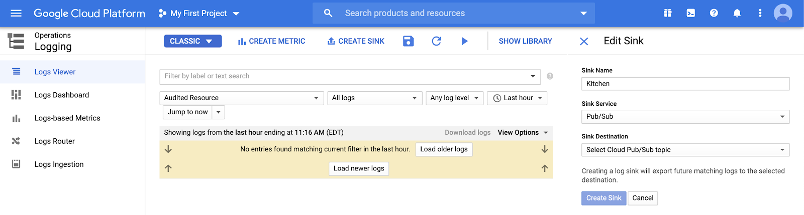 GCP VPC Flow Logs via Pub/Sub Setup