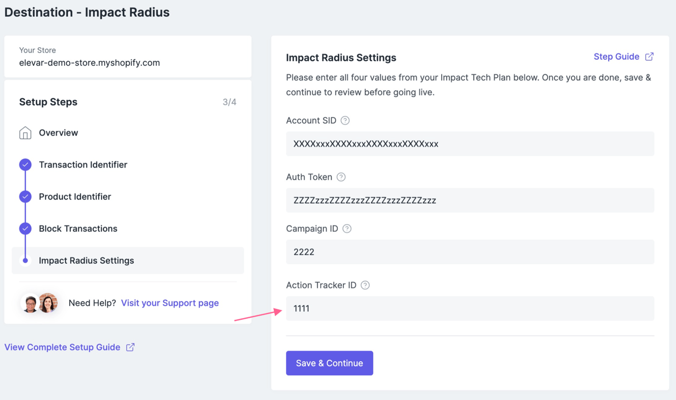 How to Set Up Impact Radius in Elevar Server-Side Destination