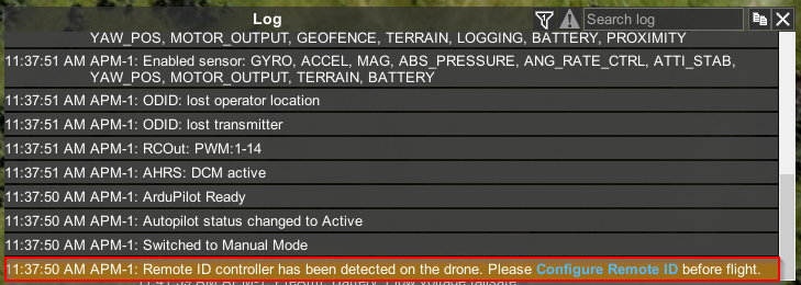 Remote ID configuration