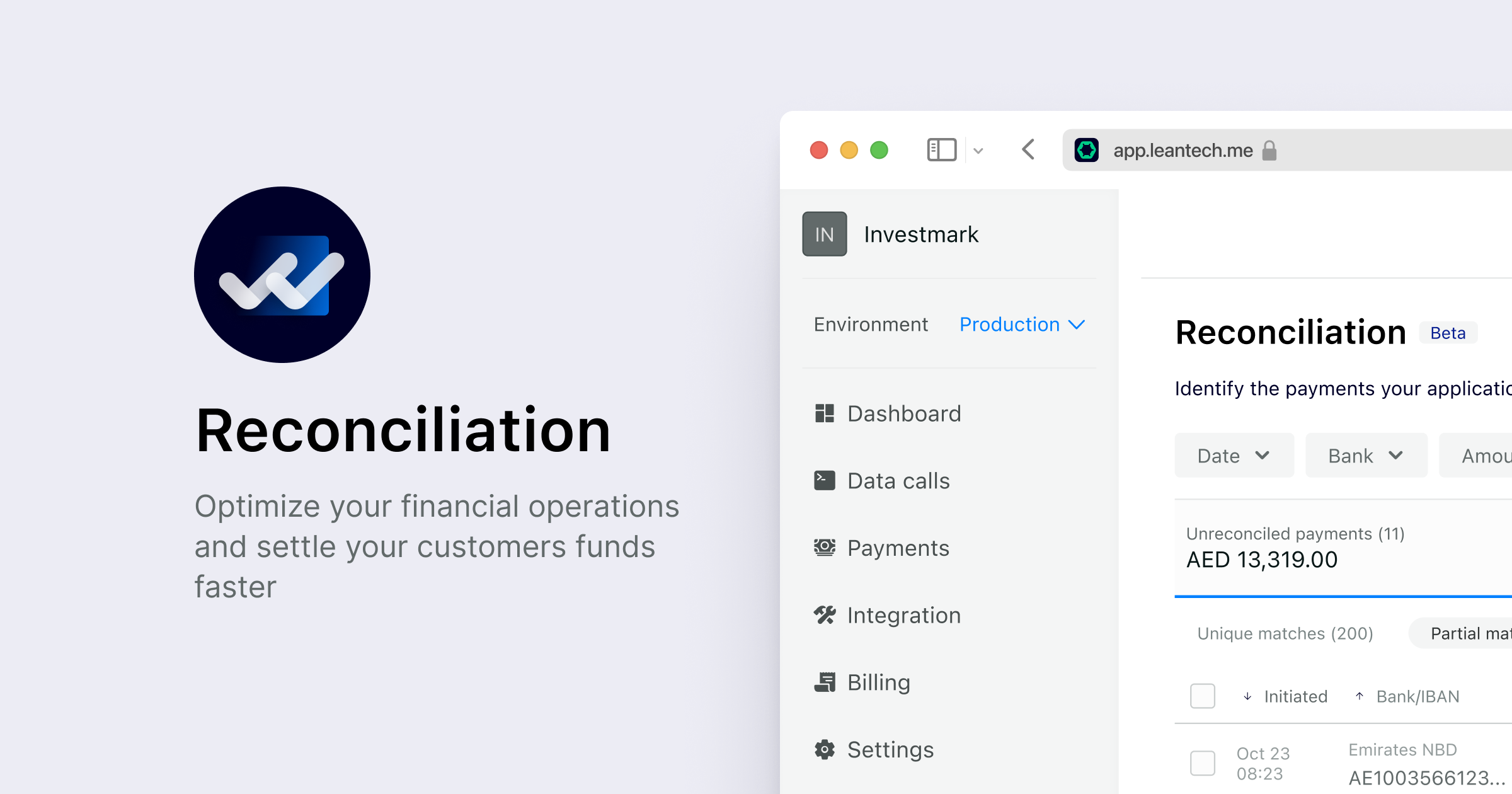 How to integrate Reconciliation to your payment flow
