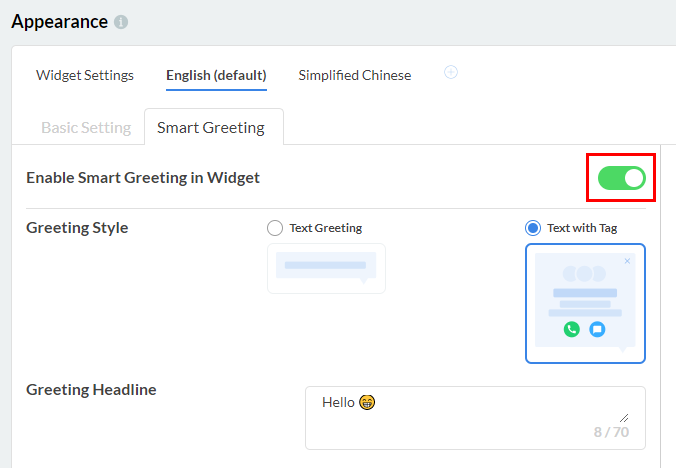 Customising Your Widget's Appearance