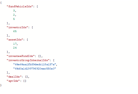 Get impacted entities