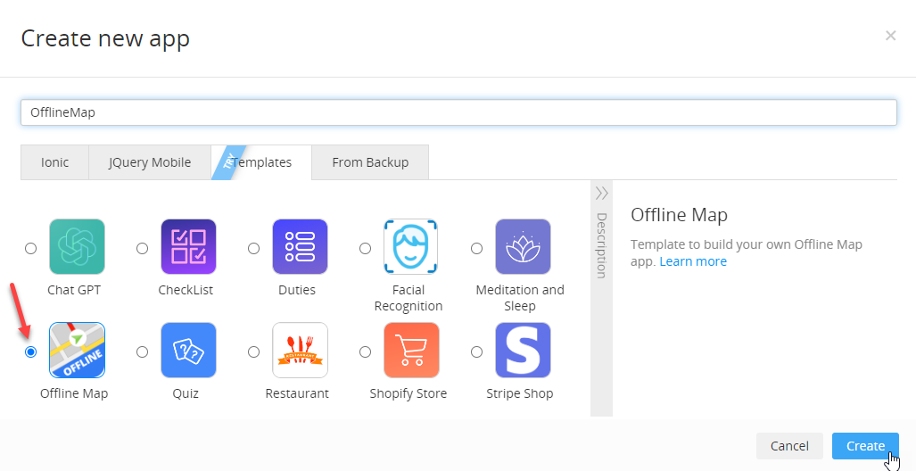 Offline Map App Template
