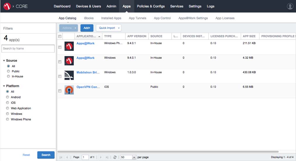 MobileIron Configuration