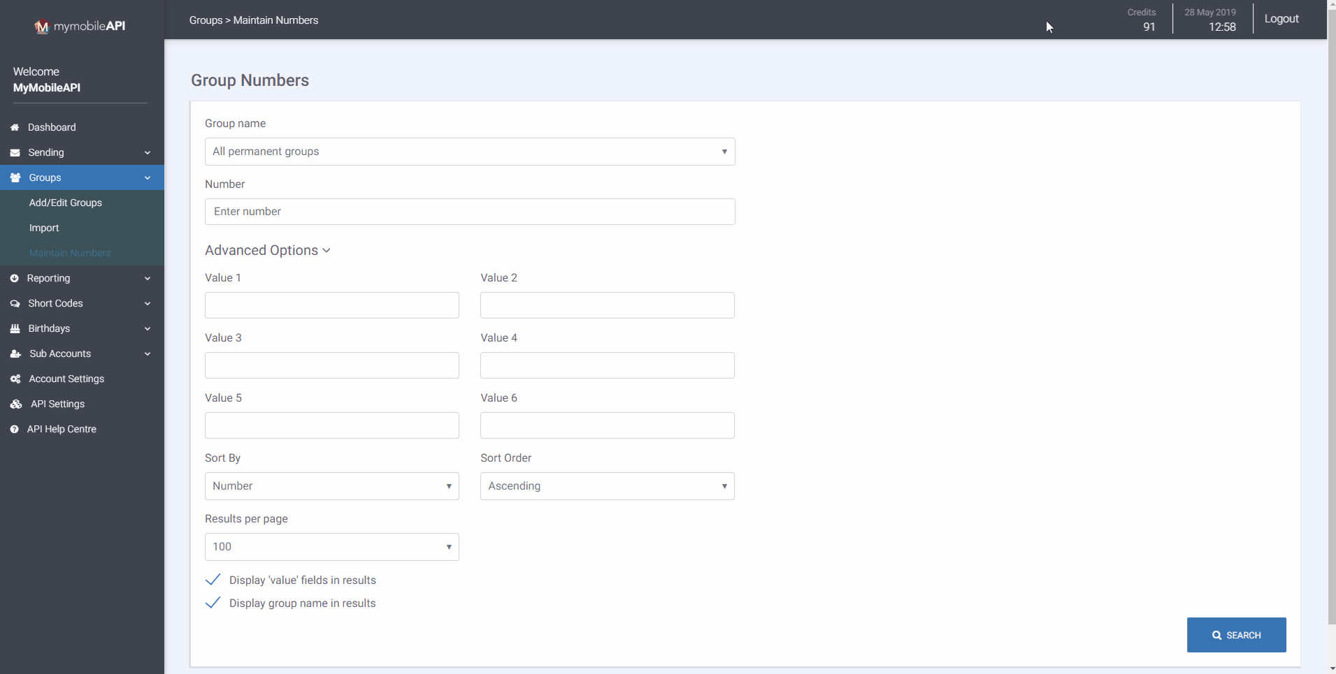 Maintaining your Numbers