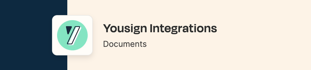 Connect Yousign and Zapier