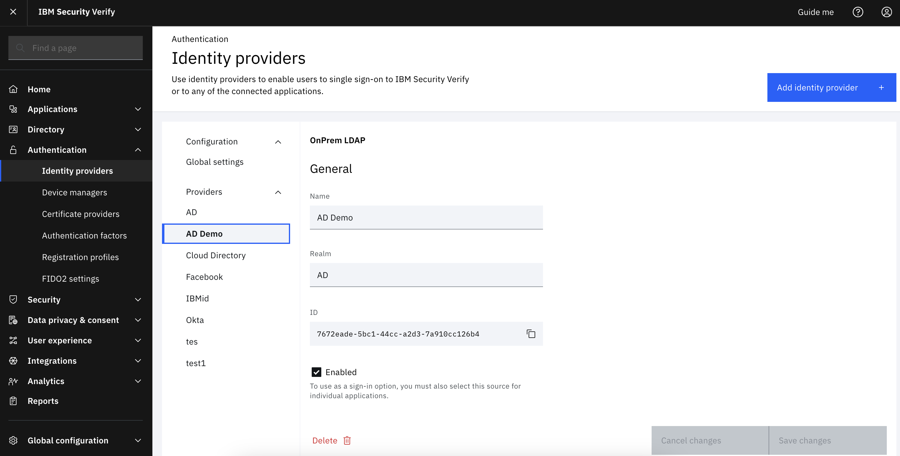 Simplified identifier-first authentication using themes