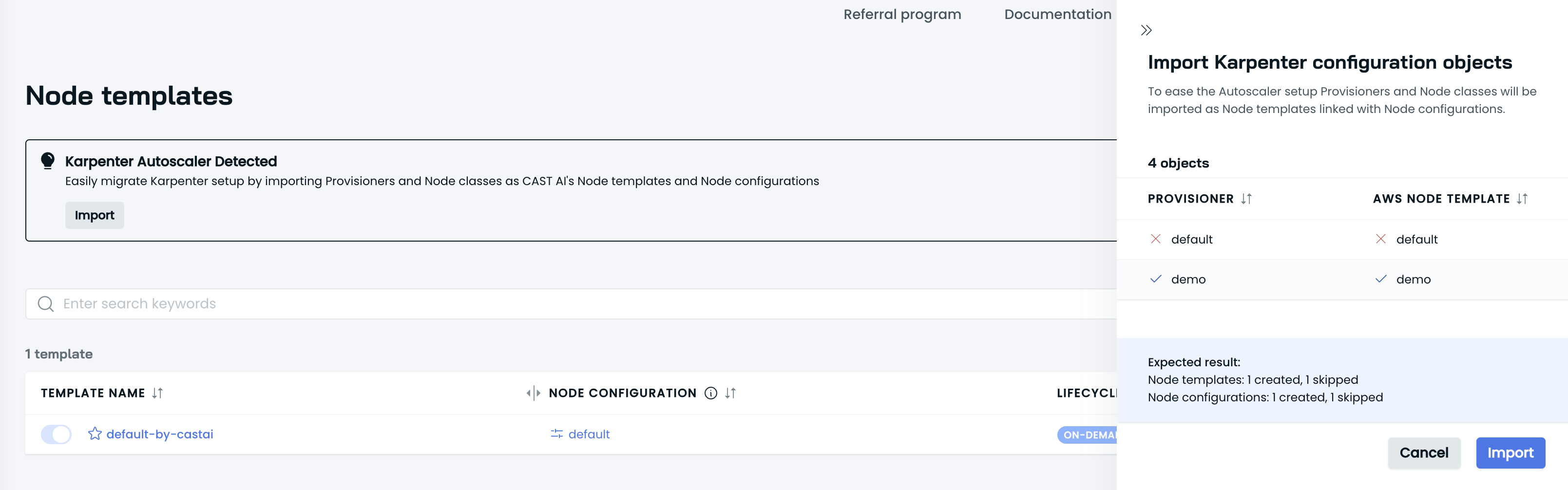 Migration from Karpenter