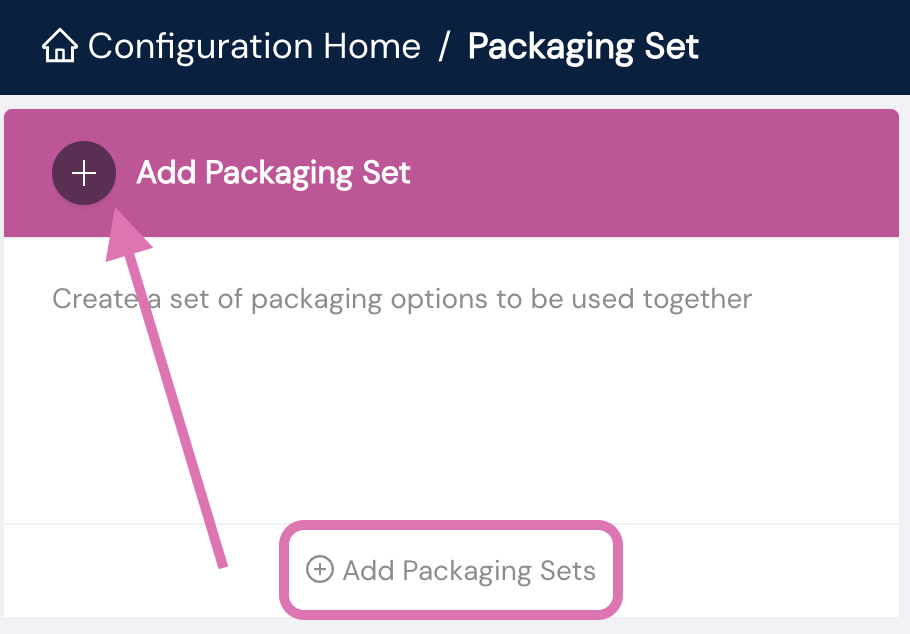 Packaging Planner
