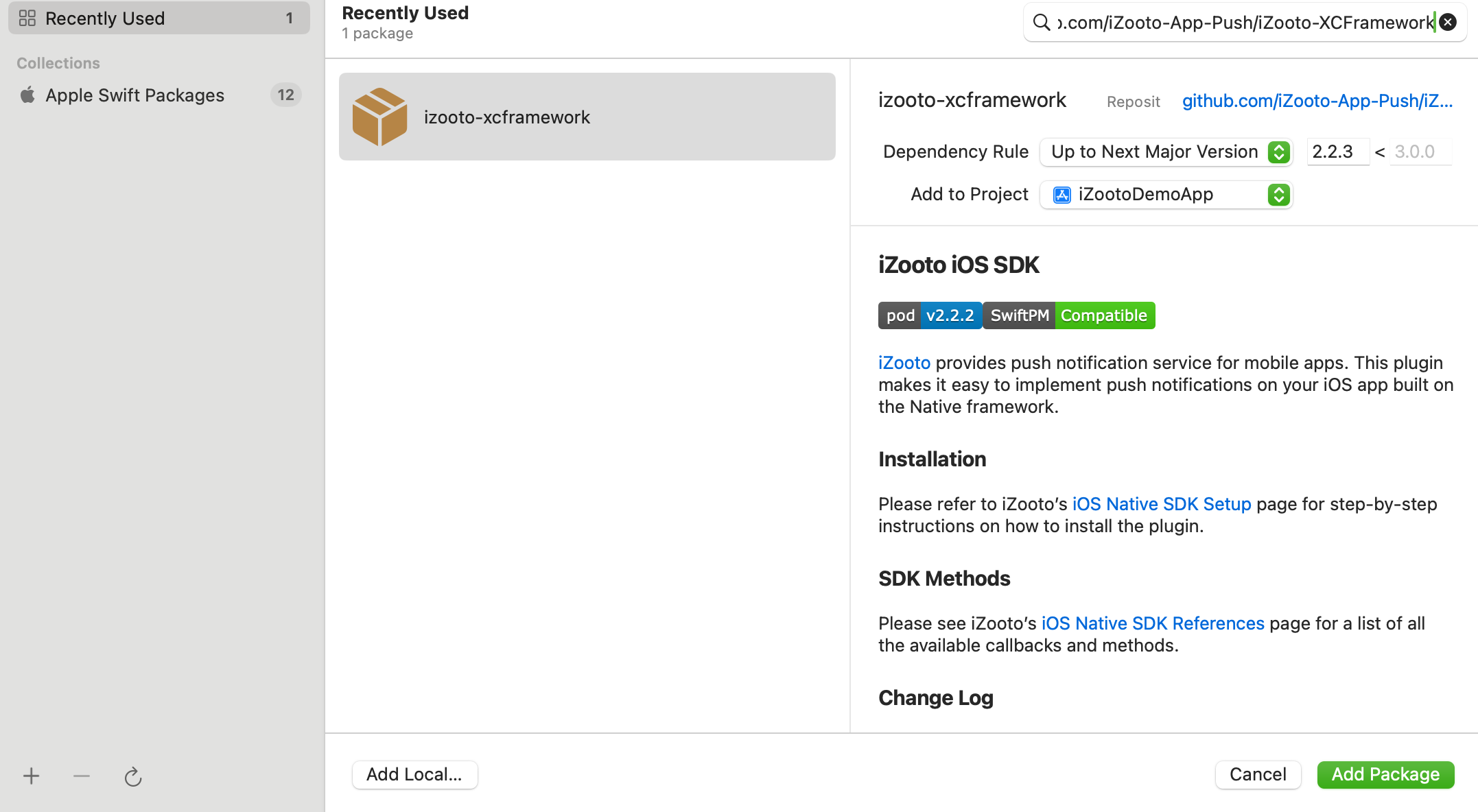 iOS Native SDK Setup