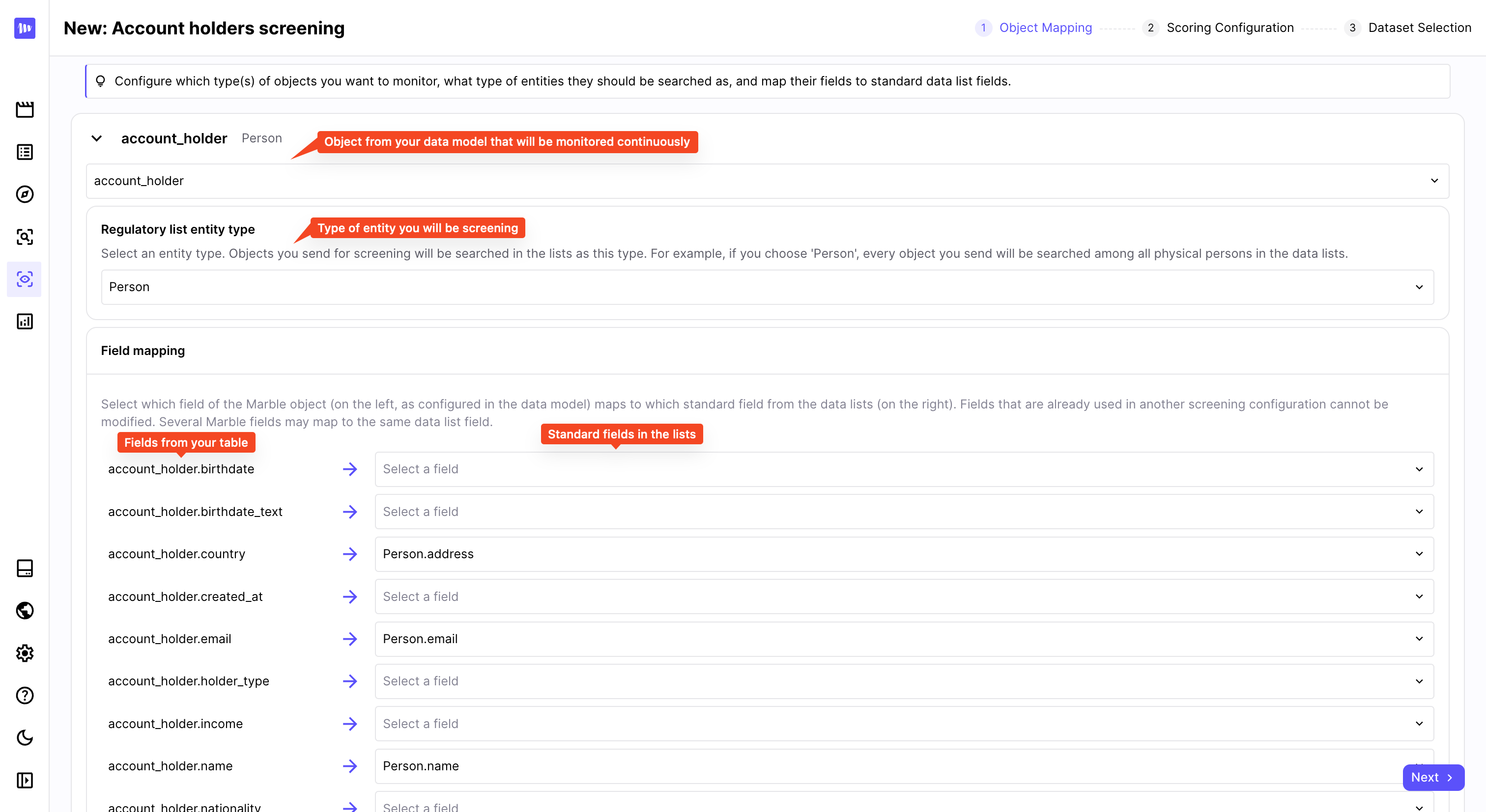Continuous Screening