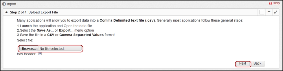 Importing Customer Accounts
