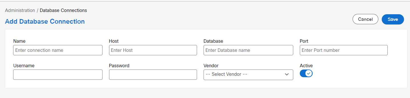 Database Connections