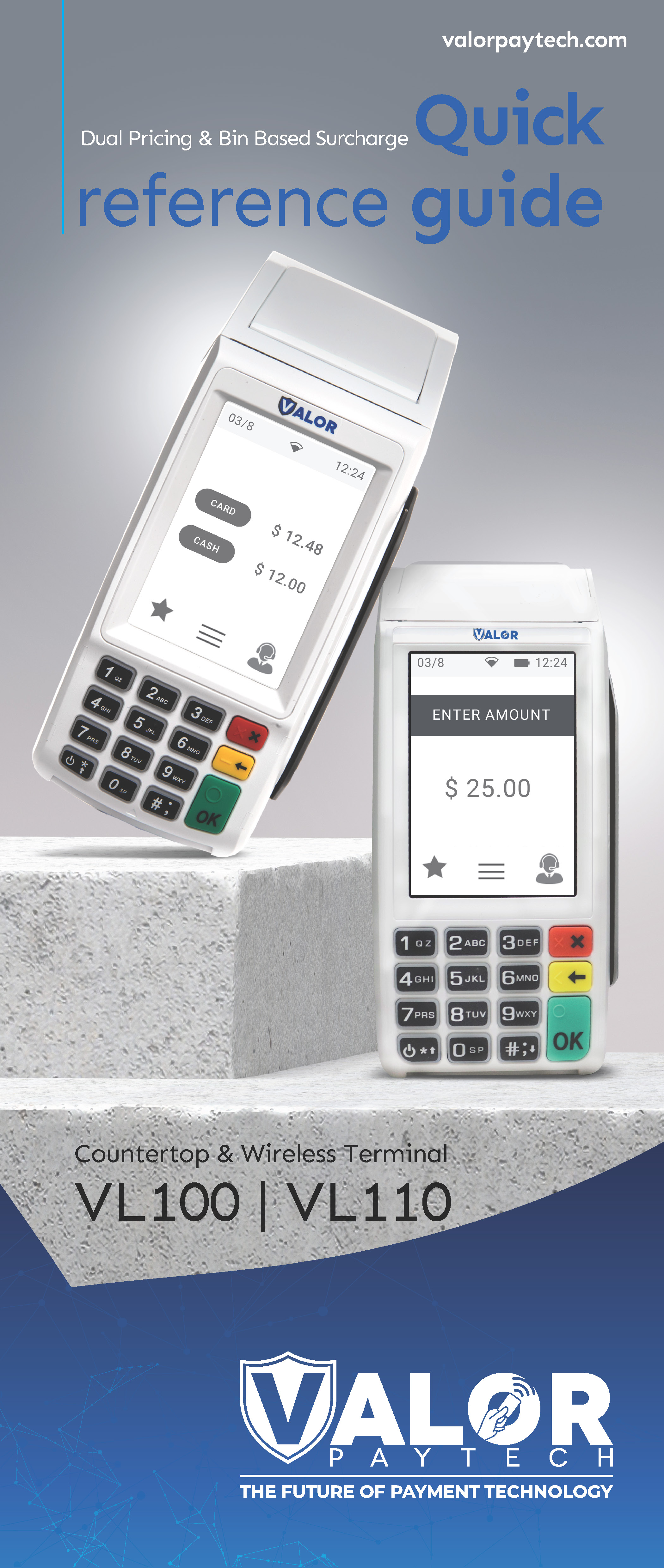 VL100 / VL110 Dual Pricing / Bin Based Surcharge
