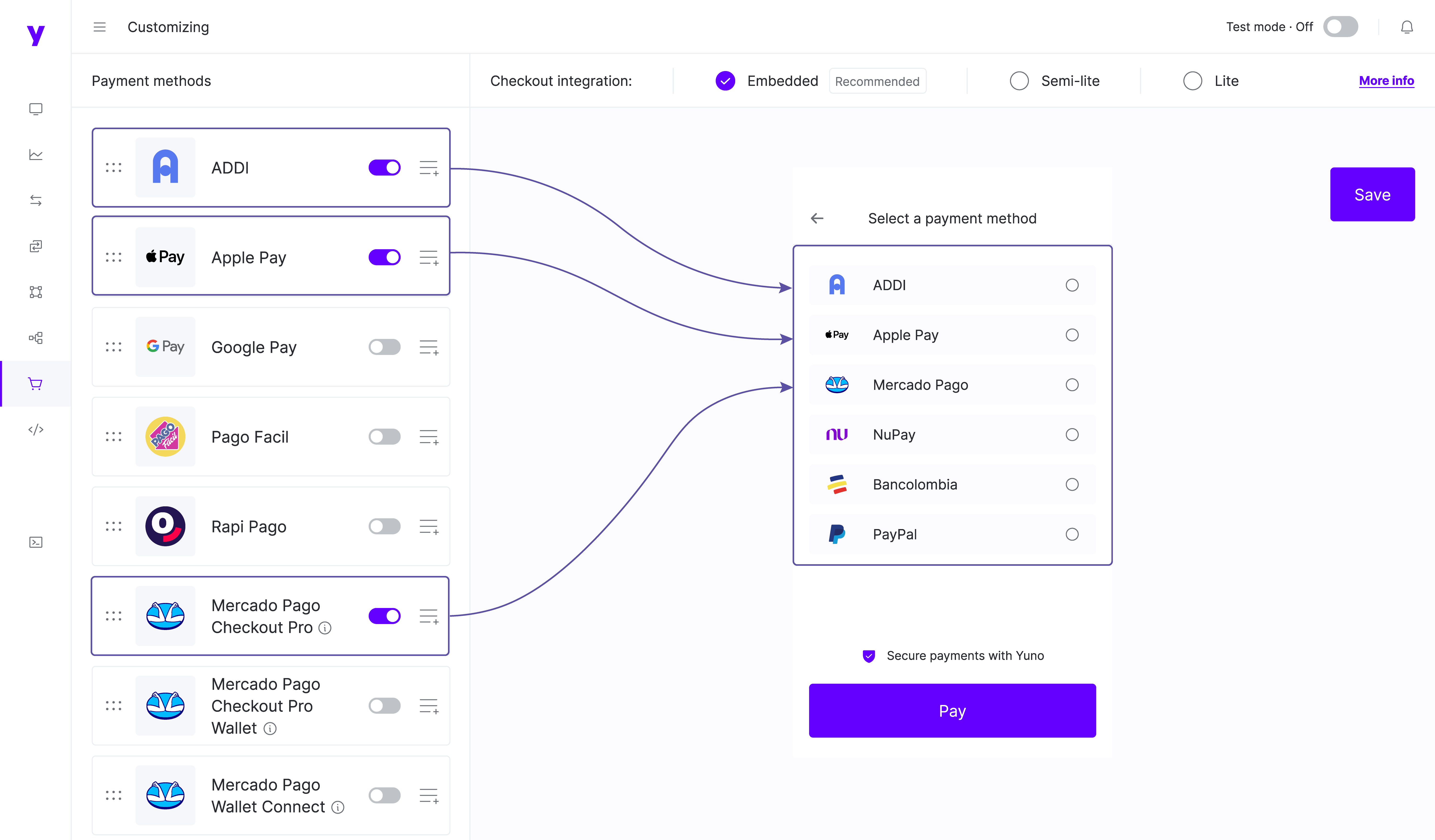 Manage your checkout