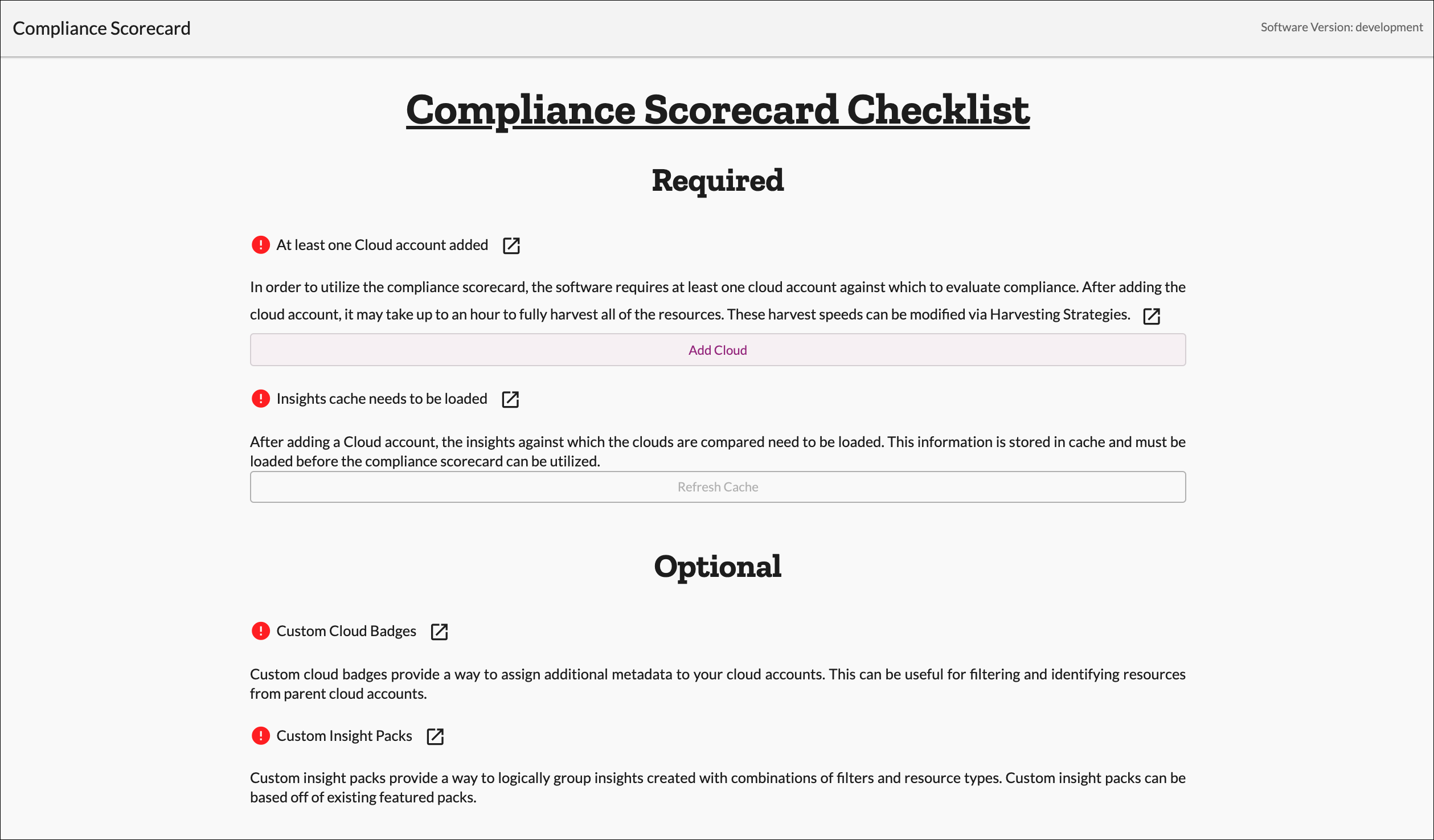 Compliance Scorecard