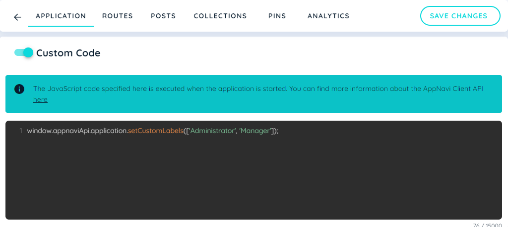 Create your first Application Create your first Application