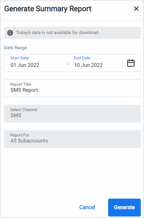 Generate Summary Report