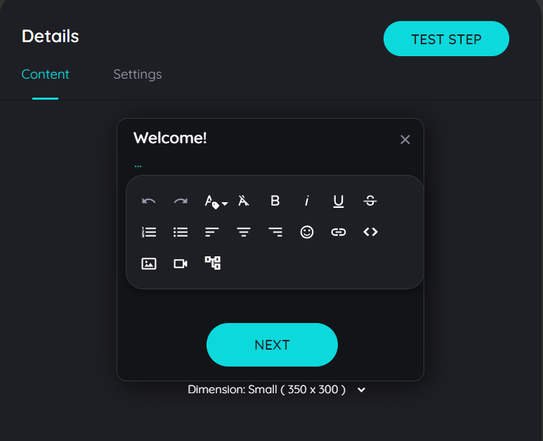 Design tooltips with the editor