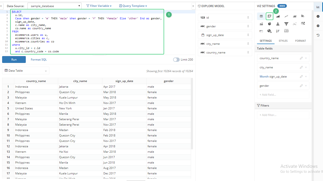 Pivot Table