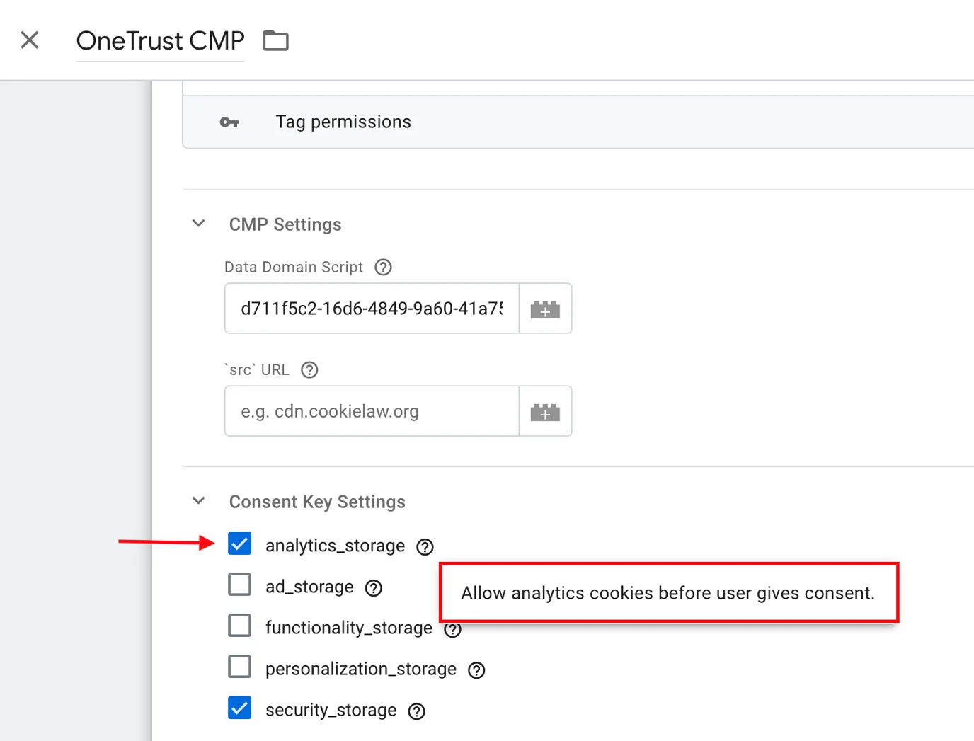 Consent Mode Step 1: Enable Shopify Source & Configure Pre-Built Tag