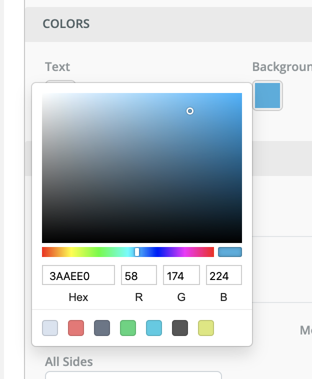 Color Picker Presets