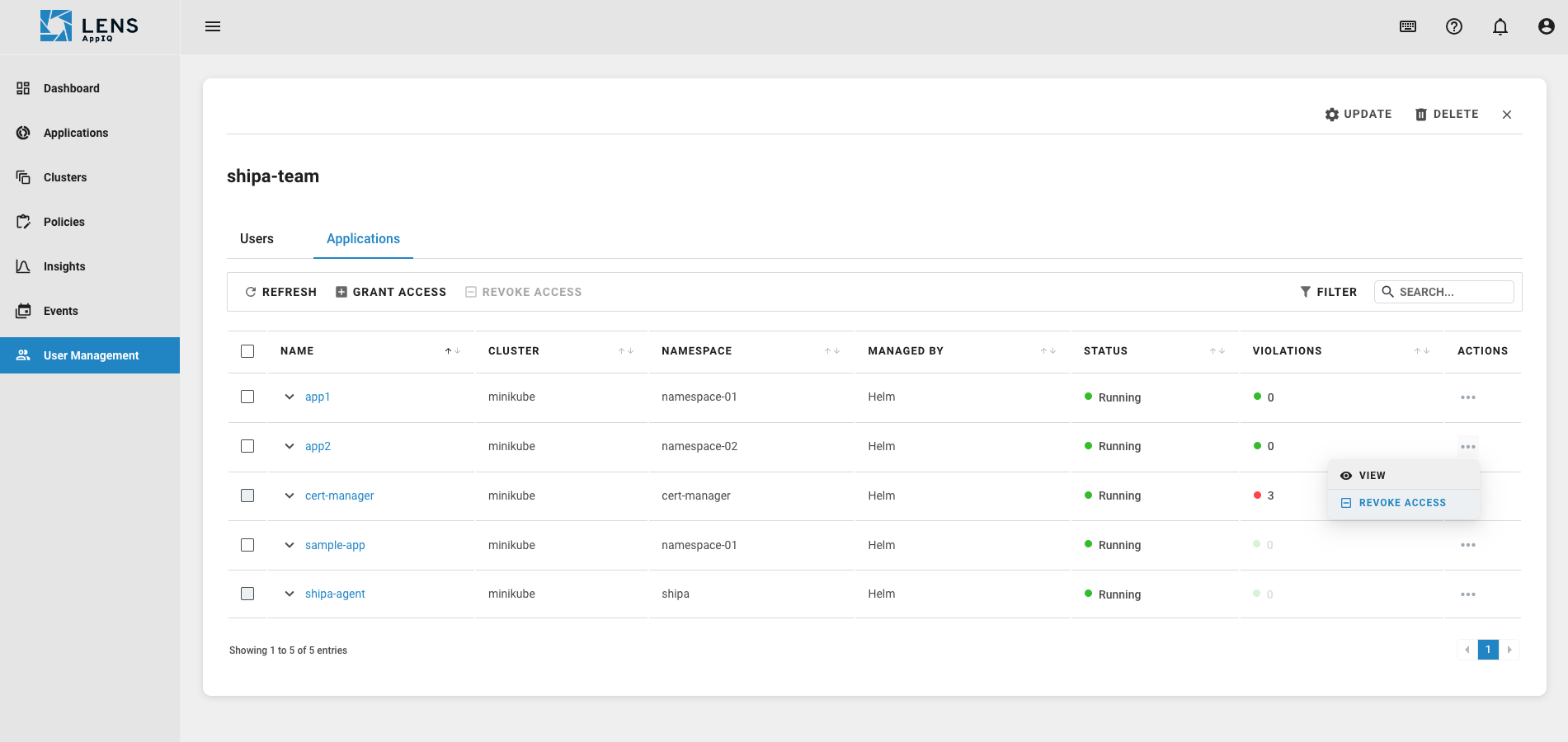Application Access Management