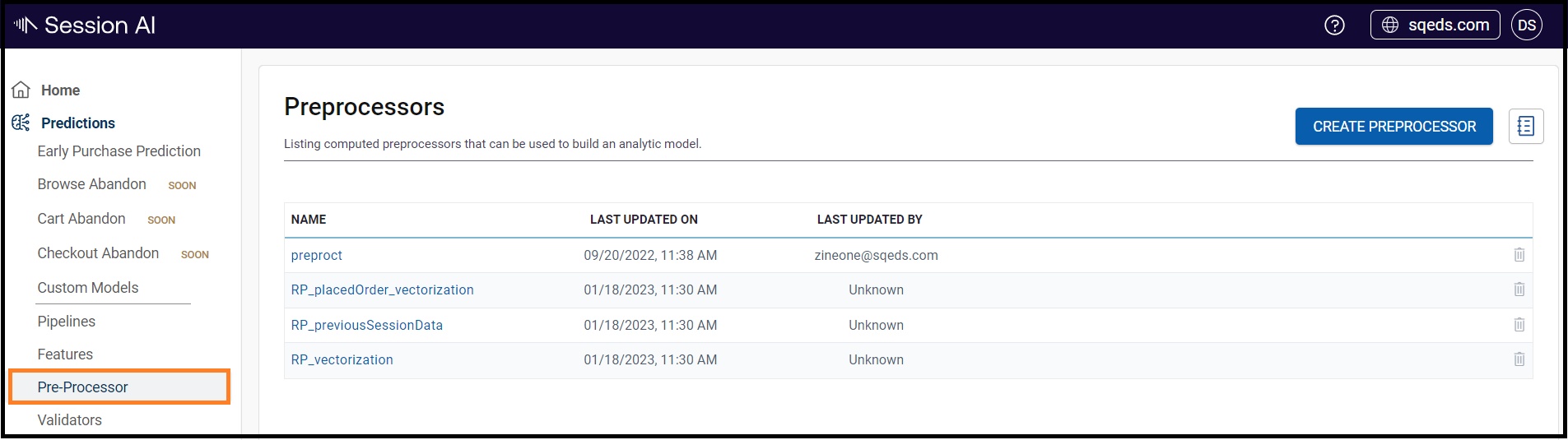 Creating Pre-processors