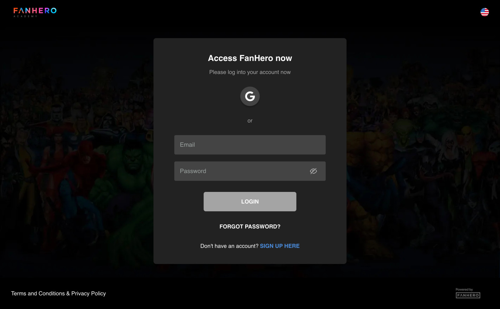 Login Screen