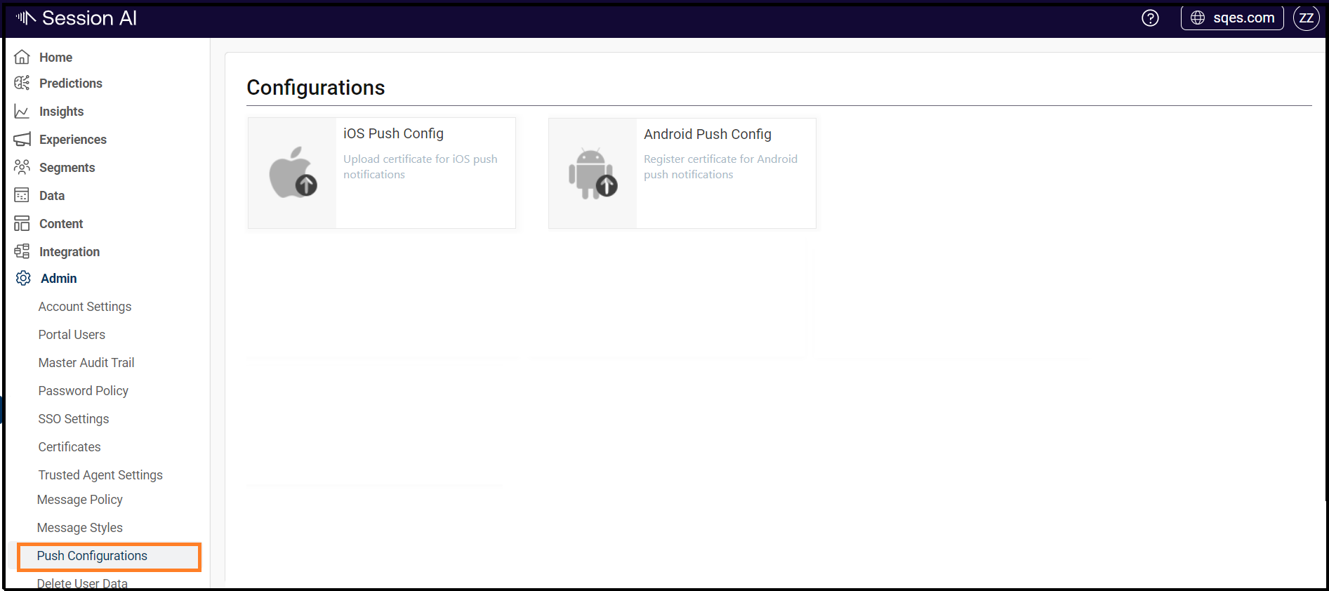 Configuring Push Notification