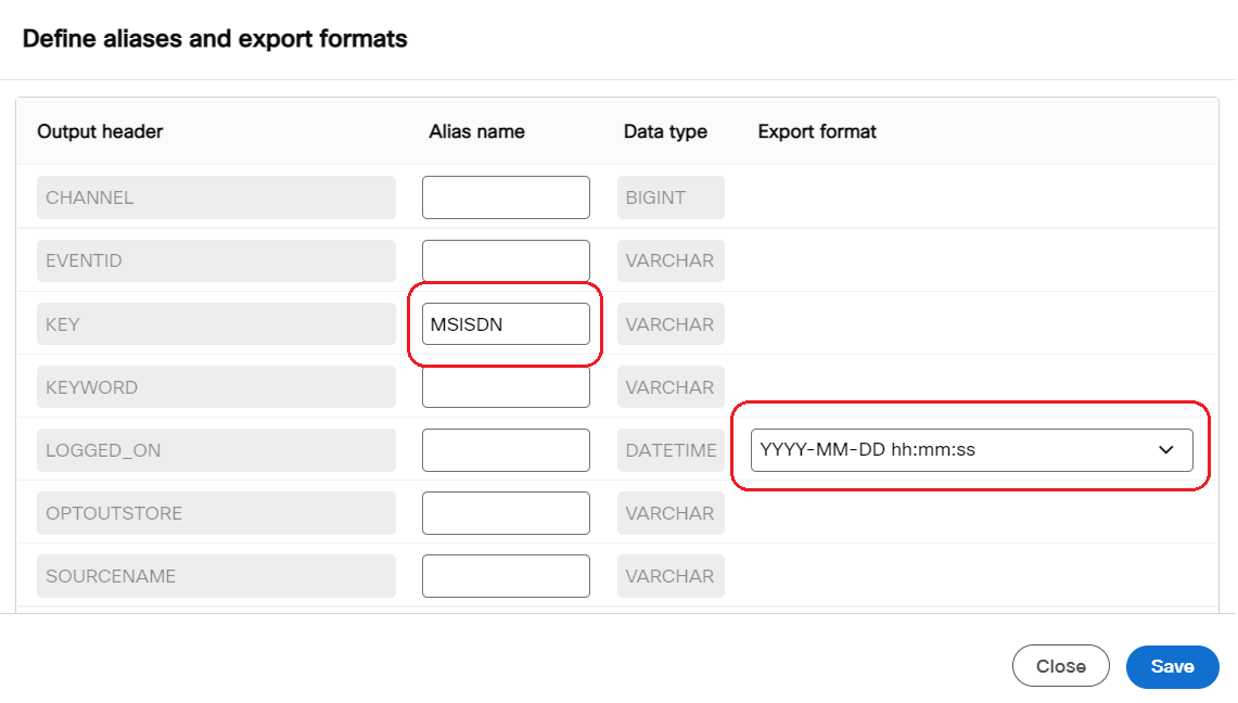 Exporting CAMP_OPTOUT_DATA daily to SFTP using File Channel