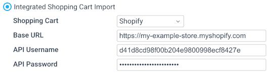 Shopify Product Catalog