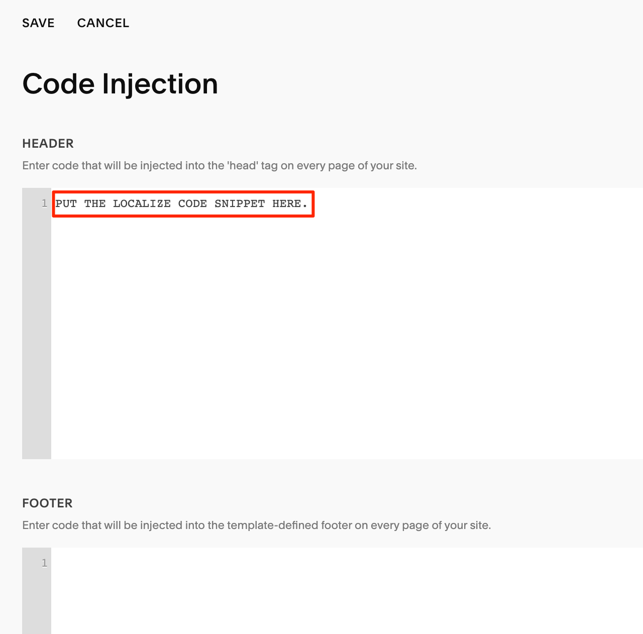 Translate Squarespace