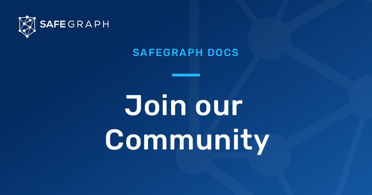 Join the Community