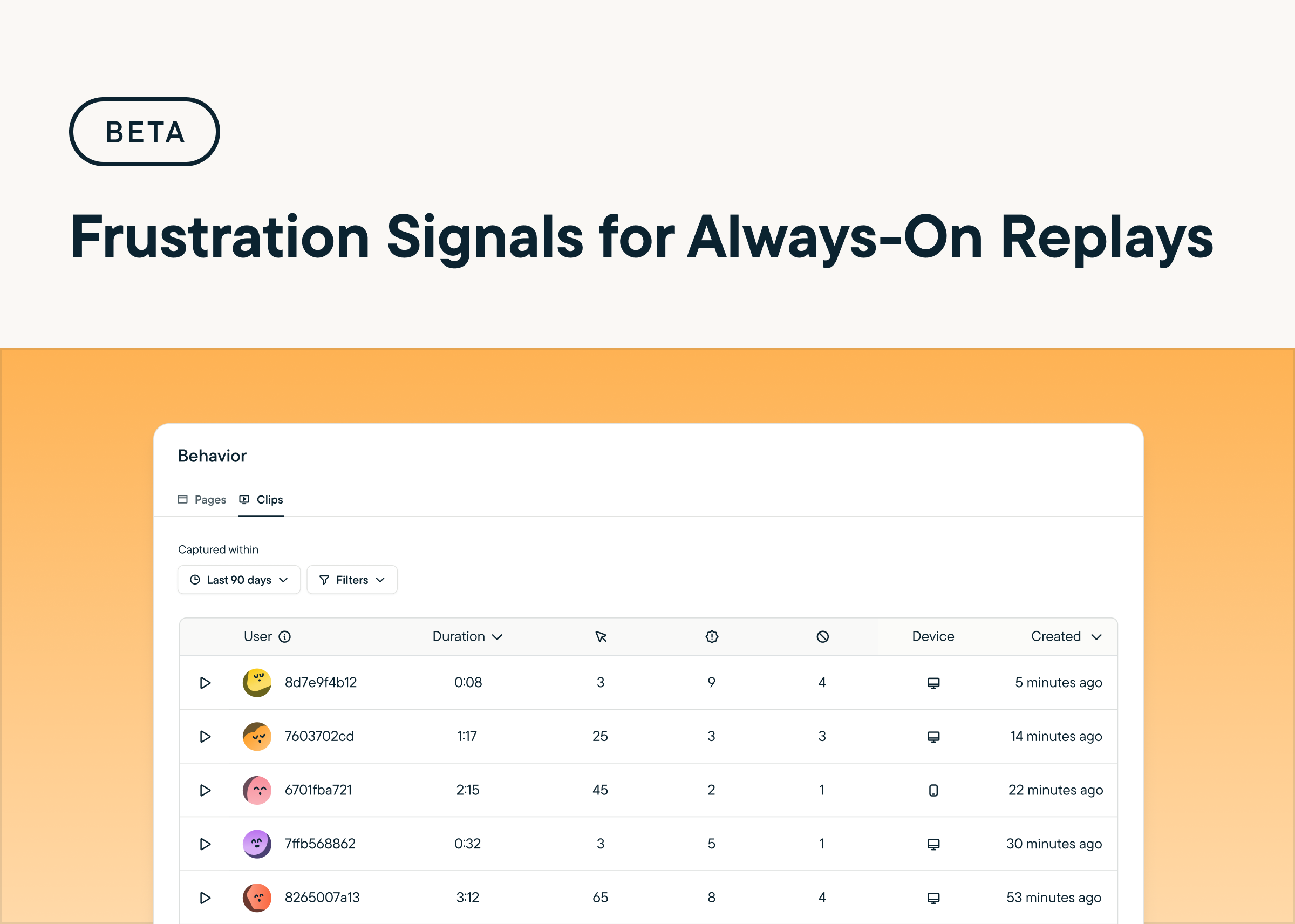 Detect Friction At Scale With Frustration Signals for Always-On Replays