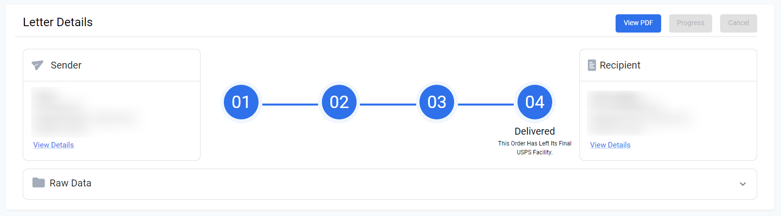 Tracking your Mailings