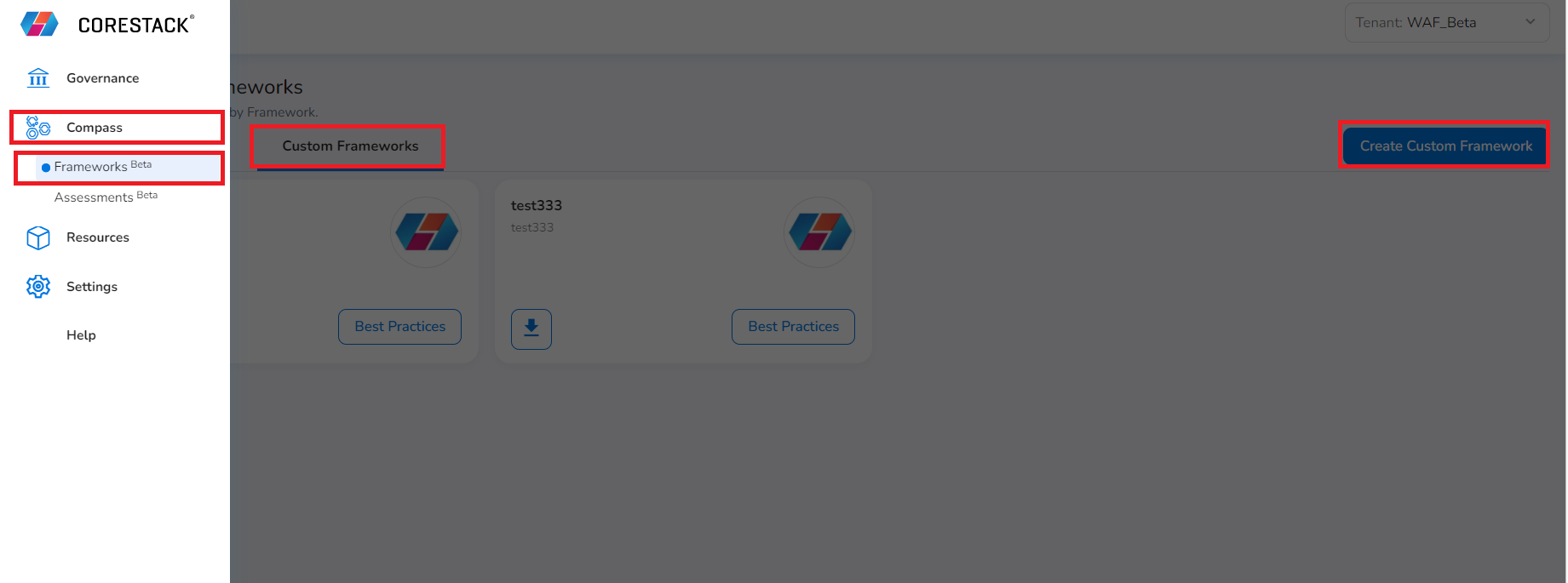 Custom Frameworks