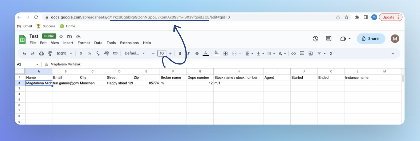Integrate with Google Sheets Integrate with Google Sheets