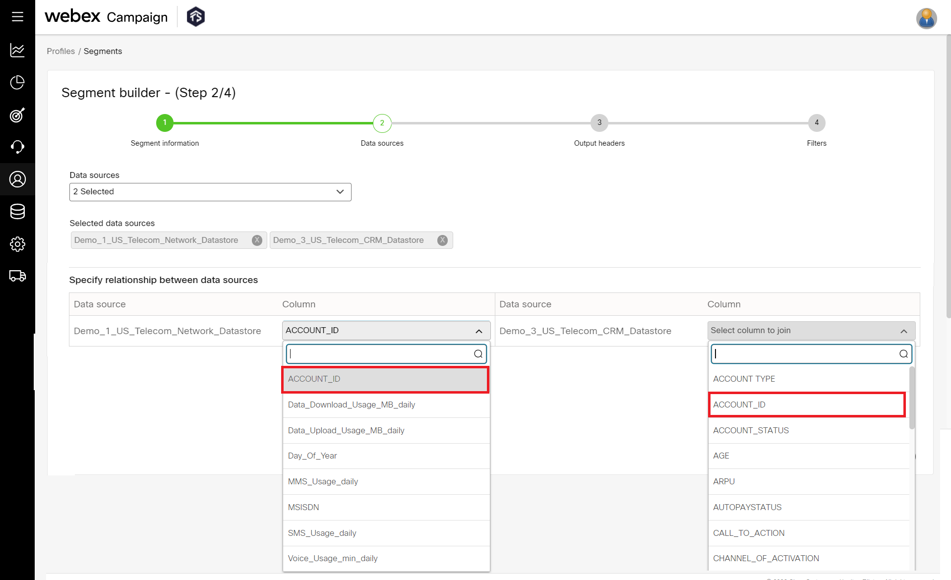 Create a segment