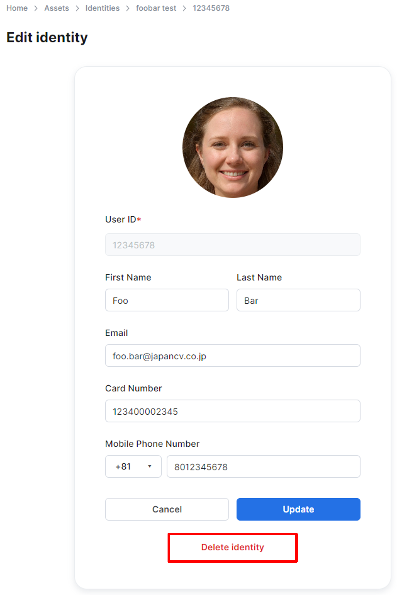 Single Identity Operations