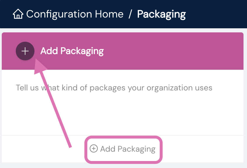 Packaging Planner