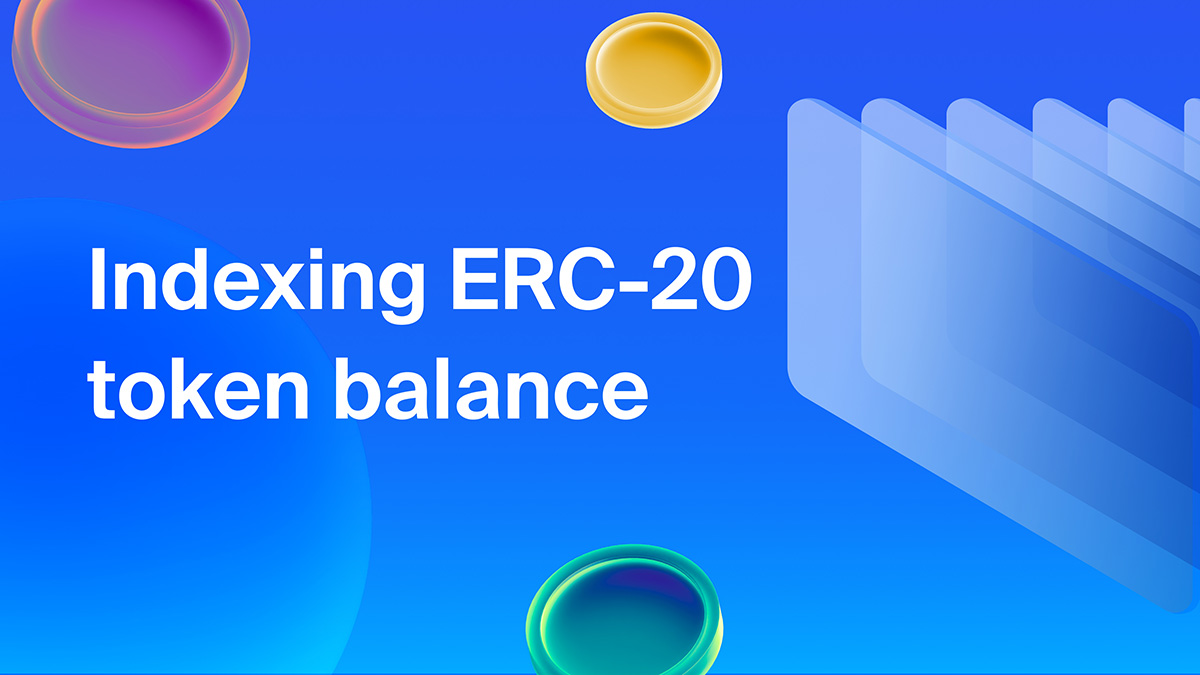 Indexing ERC-20 token balance using Subgraphs