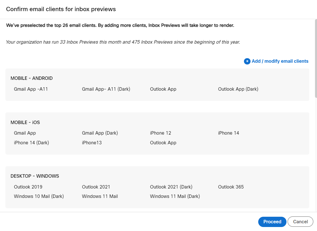 Preview and Test Email