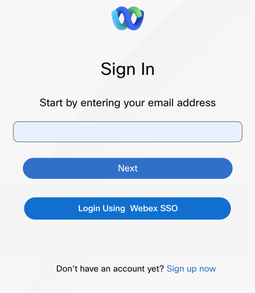 Accessing Webex Connect