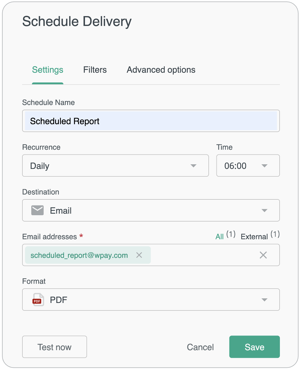 How to use Wpay Connect Portal reports