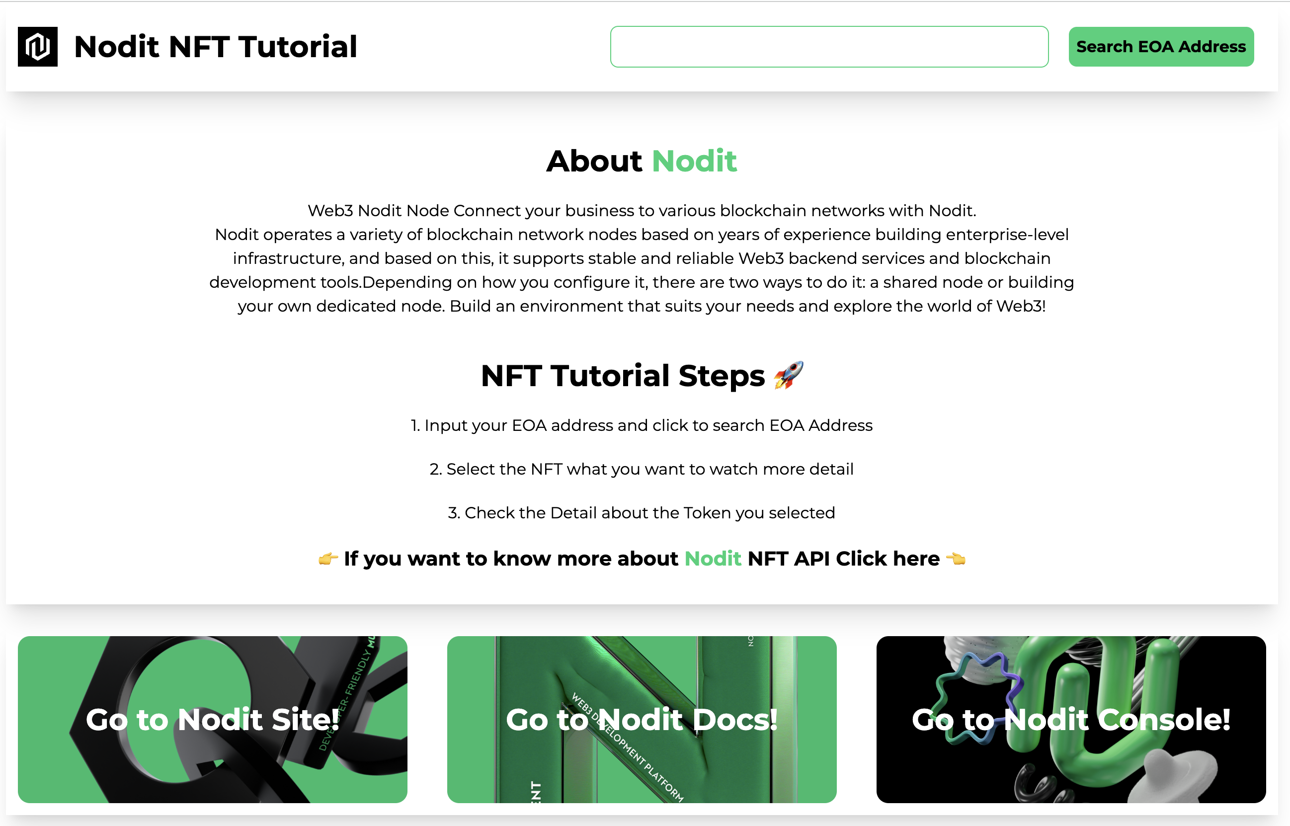 Building a Simple NFT Explorer Using Web3 Data APIs