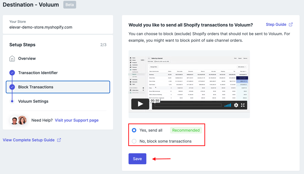 How to Set Up Voluum via Elevar Server-Side Destination.