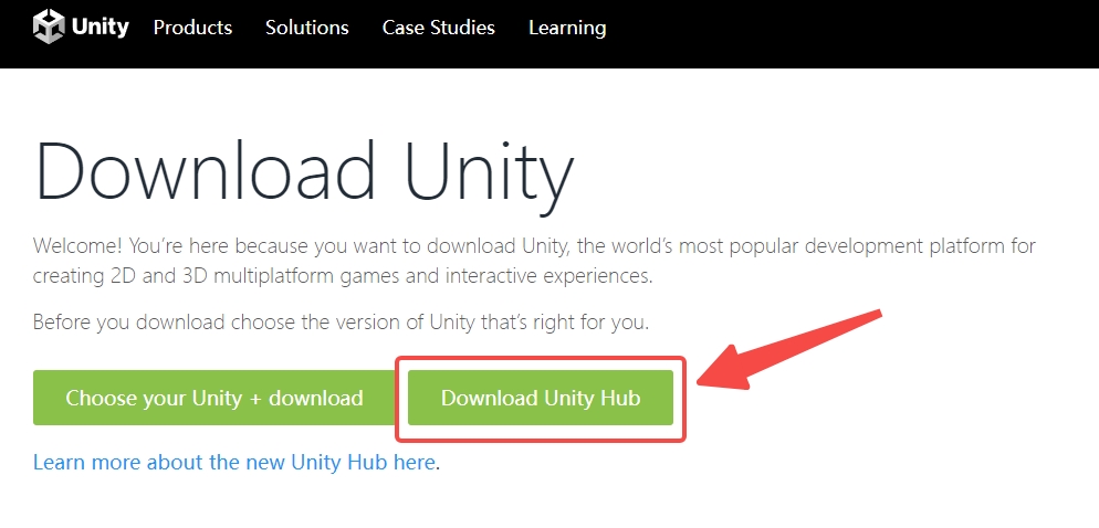 Install Unity