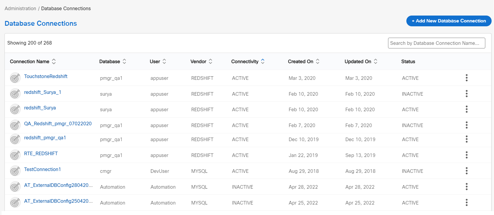 Database Connections