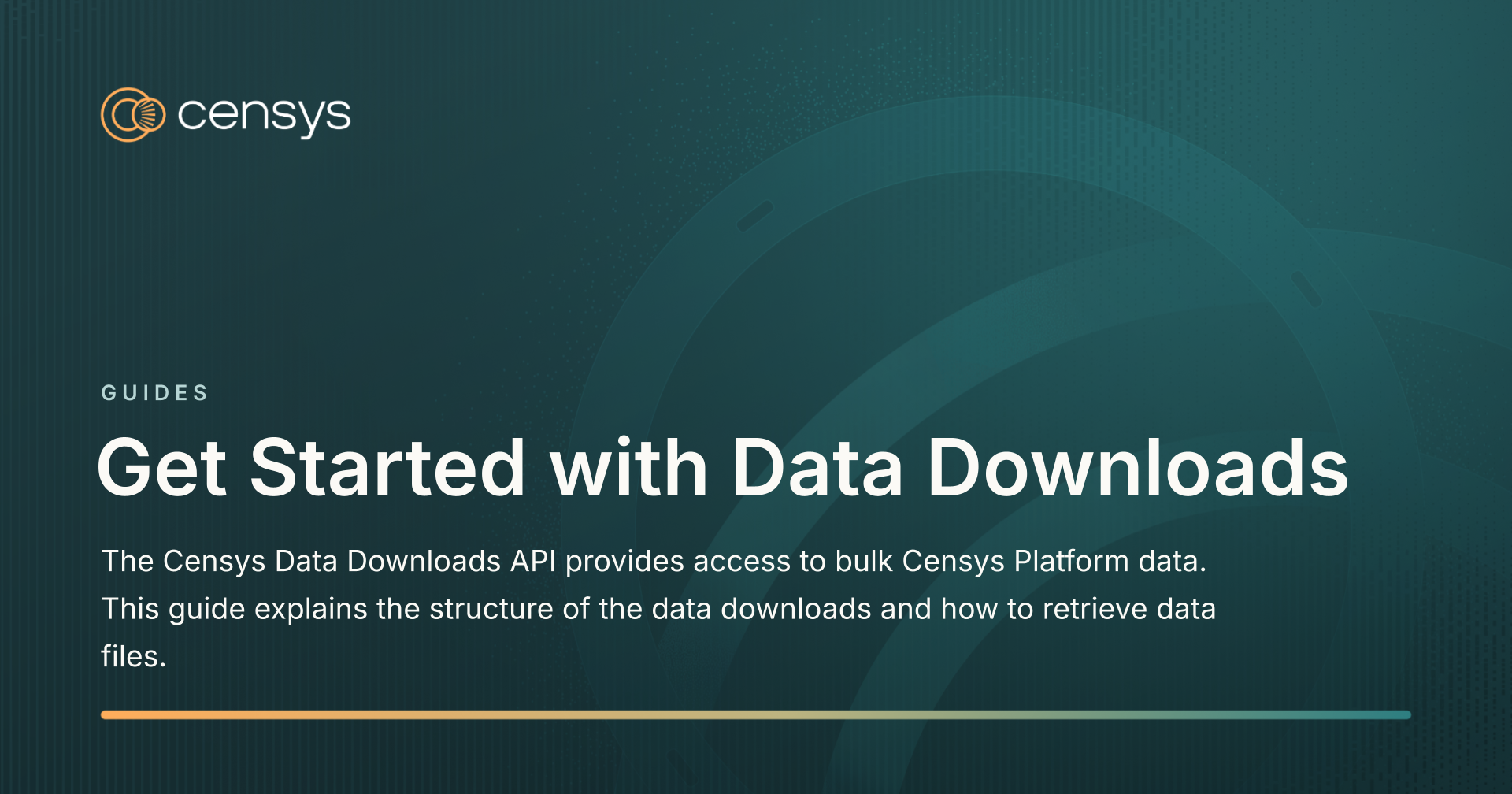 Get Started with Data Downloads